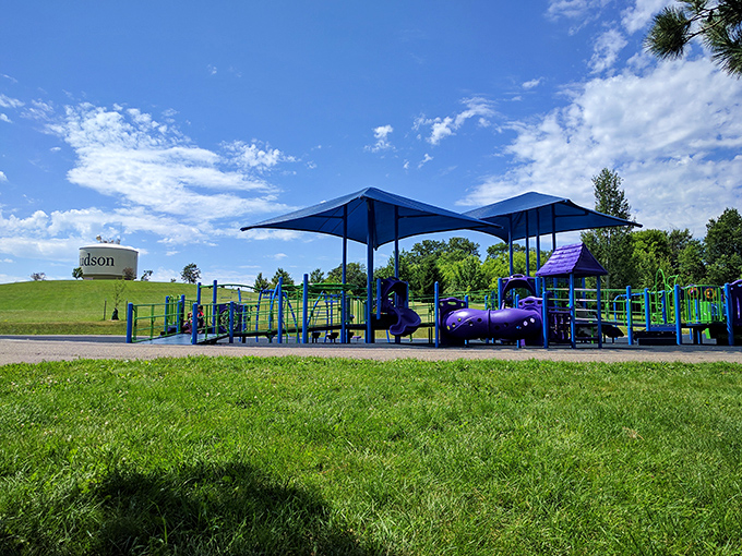 Weitkamp Park: Childhood joy engineered to perfection&mdash;this playground proves Hudson invests in the simple pleasures that create lifelong memories for its youngest citizens. 