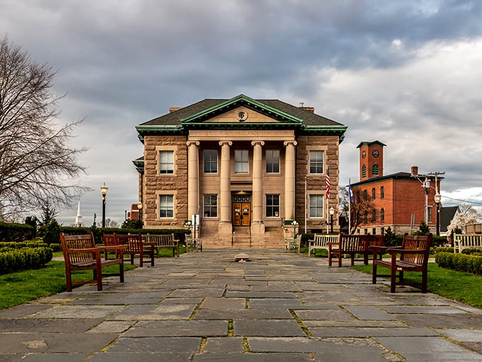 The stately Town Hall stands as Westerly's architectural crown jewel, where government business happens in surroundings worthy of a period drama.