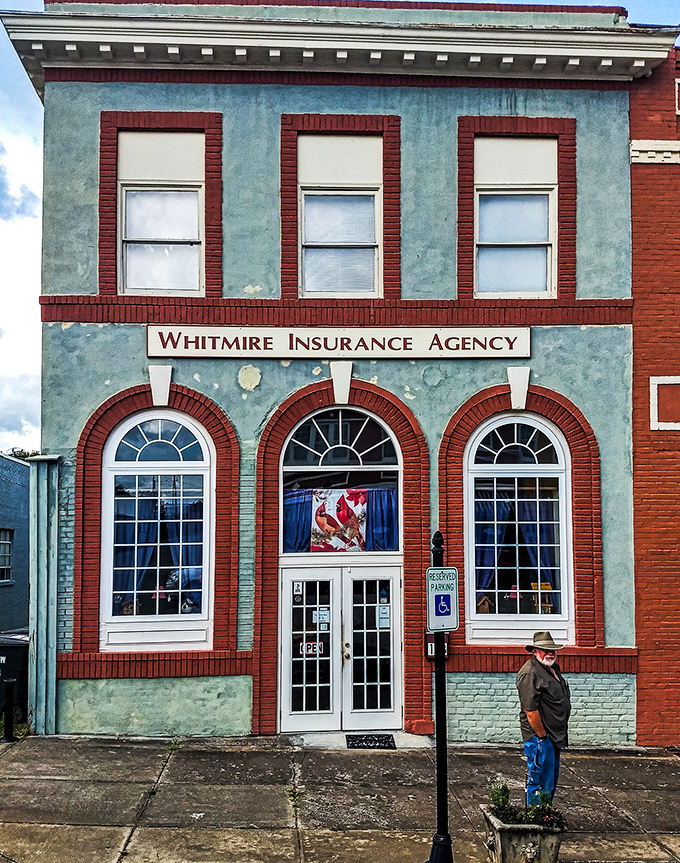 The Whitmire Insurance Agency building could win architectural beauty contests with those arched windows that have witnessed decades of local history.