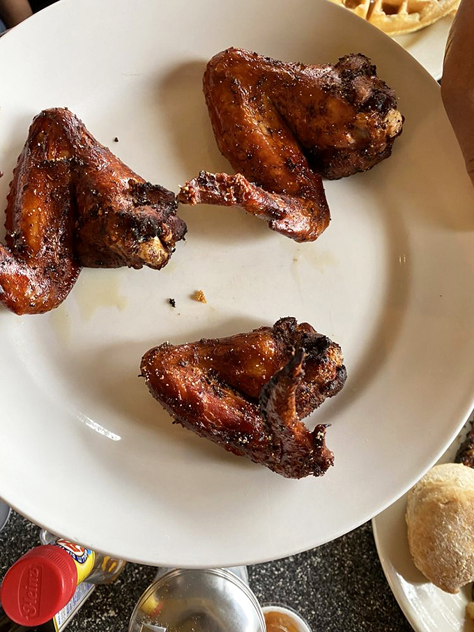 These wings aren't just playing the game&mdash;they're changing it. Crispy, caramelized perfection that would make any Atlantan proud.