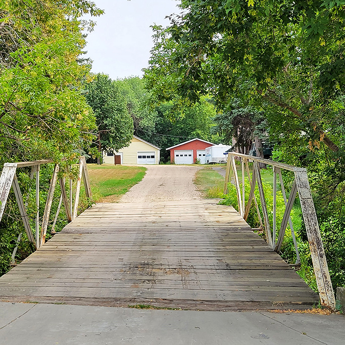 Simple wooden bridges connect neighborhoods across town, both literally and metaphorically &ndash; the kind of infrastructure that brings people together.