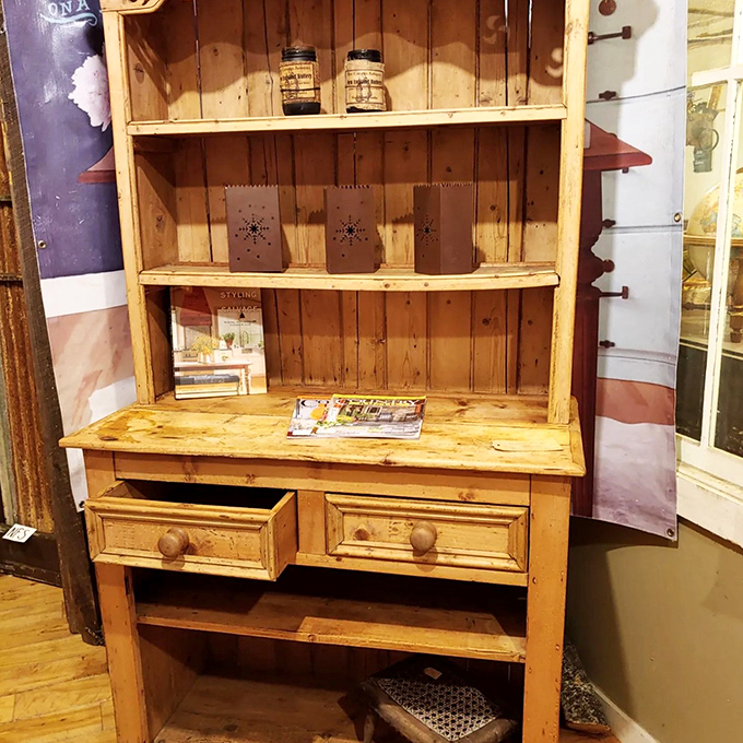 This isn't just a hutch&mdash;it's a time machine. Run your fingers along those wooden drawers and you can almost hear the stories of kitchens past.