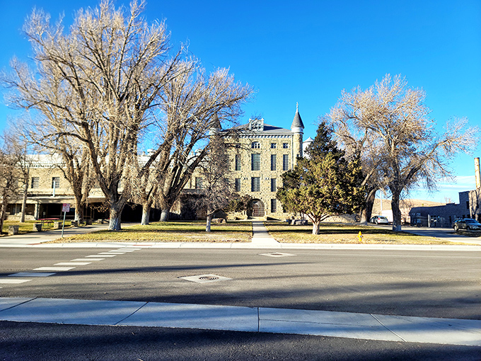 The Wyoming Frontier Prison's imposing stone facade reminds us that not all history is comfortable, but it's all worth understanding.