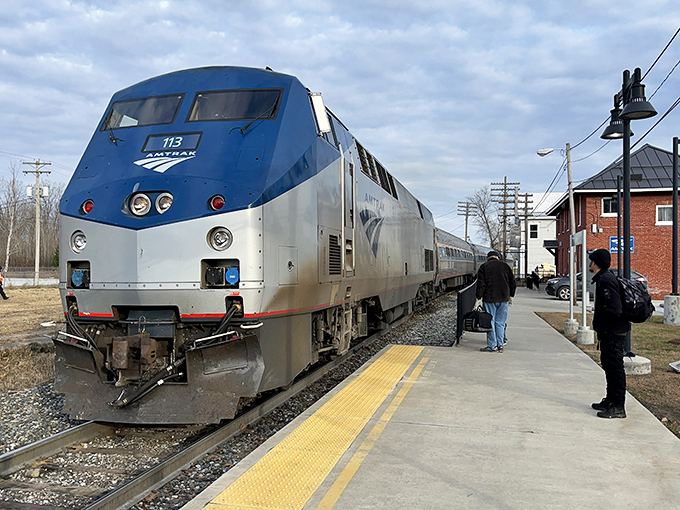 All aboard! The Amtrak Vermonter connects this peaceful haven to the bustling outside world, no TSA pat-down required.