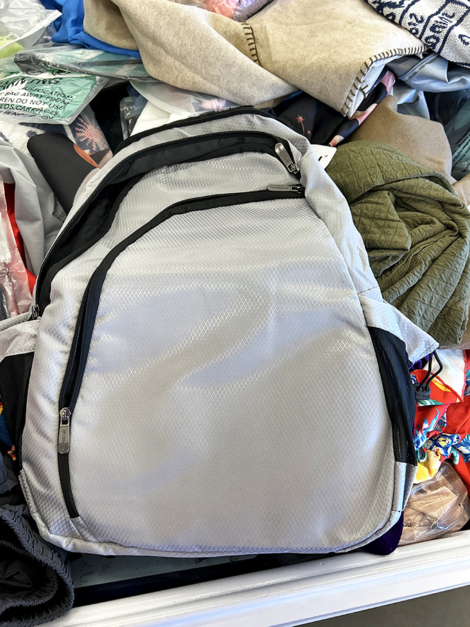 Brand new backpacks at a fraction of retail price &ndash; because your kid's going to forget it at school anyway.