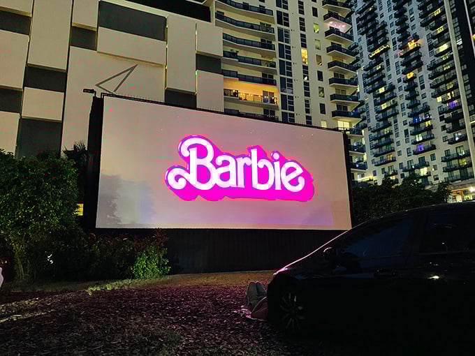When Barbie's iconic logo illuminates against Miami's skyline, you know you're in for a night of nostalgic fun with modern flair.