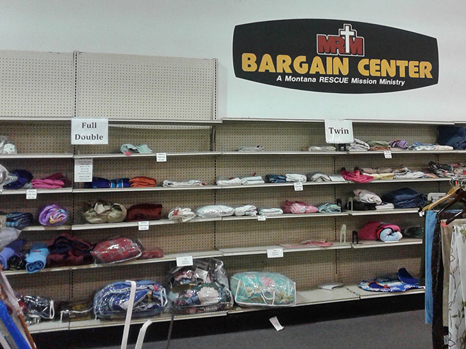 Neatly organized bedding options prove that sweet dreams don't have to come with nightmare prices at this community-minded thrift store.