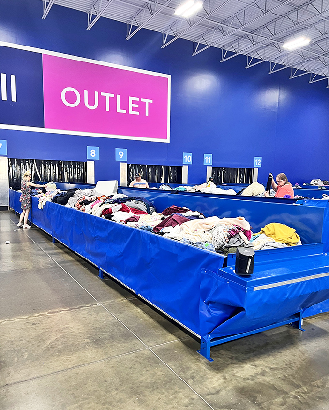 The textile ocean where dedicated divers plunge elbow-deep for designer pearls hiding among everyday cotton shells.