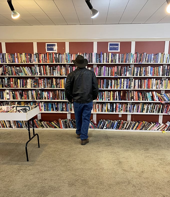 The fiction section rivals small-town libraries, offering literary escapes for pocket change. This gentleman knows&mdash;the best stories come with history in their pages.