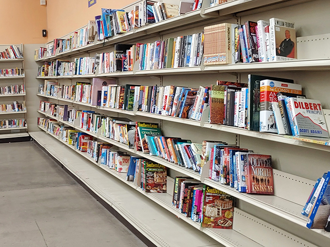 Bibliophiles rejoice! This literary goldmine offers everything from dog-eared bestsellers to pristine cookbooks someone's diet plan rendered unnecessary.