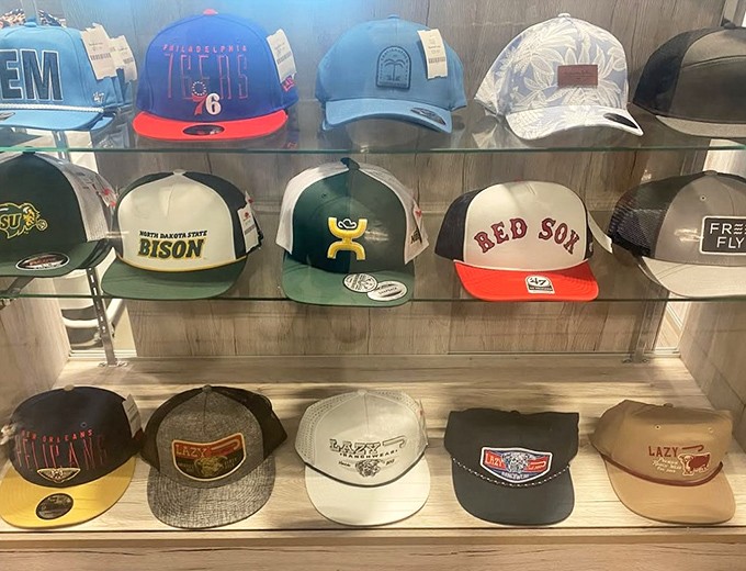 Hat paradise for sports fans and sun-avoiders alike. That North Dakota State Bison cap might just be your ticket to local acceptance.