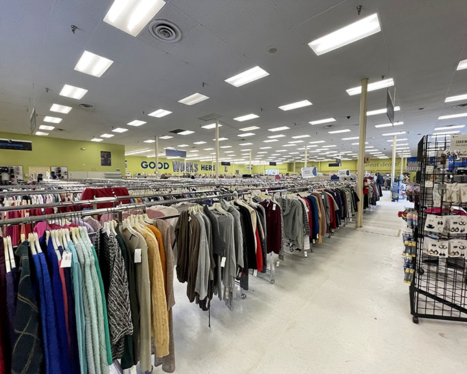 A colorful kingdom of clothes where yesterday's beloved tops become tomorrow's new favorite friends.