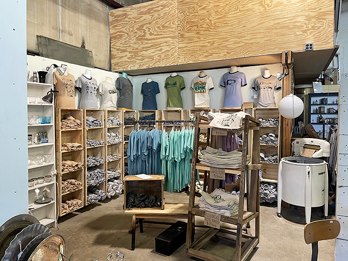 Not just a clothing section&mdash;a carefully curated fashion time capsule where Vermont practicality meets unexpected vintage flair.