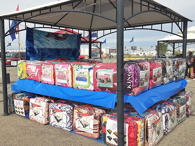 Cozy comfort by the bundle! These vibrant blankets are perfect for those three days a year when Arizona dips below 70 degrees.