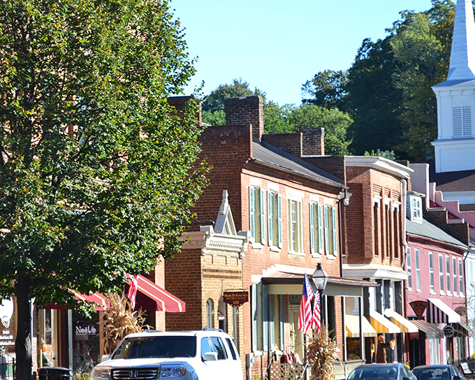 Parallel parking hasn't changed in 200 years, but these historic buildings have witnessed everything from horse-drawn carriages to modern SUVs along Jonesborough's Main Street.