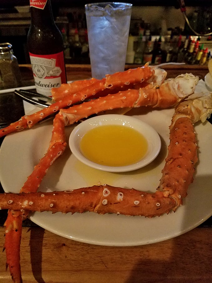 A delightful plate waiting to be enjoyed at the Half Shell. Good food and good times start here!