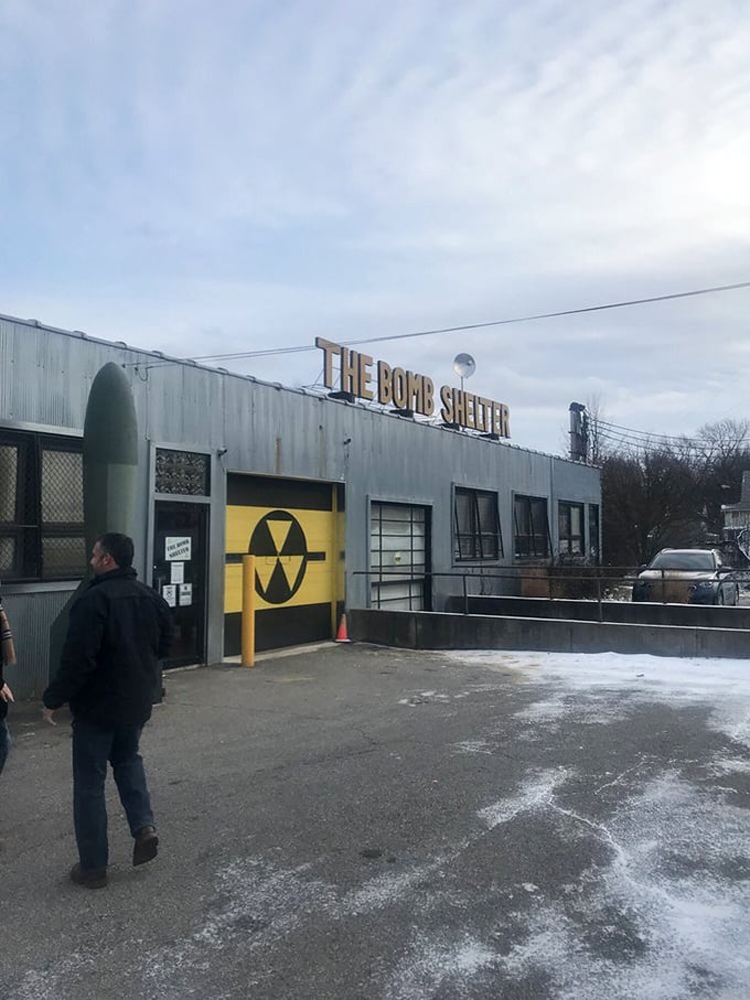 Winter visitors brave the elements for their nostalgia fix. The Bomb Shelter's appeal transcends seasons and weather forecasts.