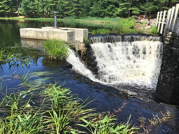 This isn't just a dam&mdash;it's Connecticut's version of Niagara Falls. Smaller, sure, but you won't need a poncho or passport.