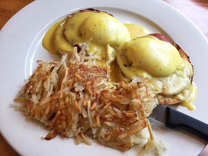 Eggs Benedict done right is poetry on a plate&mdash;these golden yolks ready to cascade over Canadian bacon like sunrise over Manhattan.
