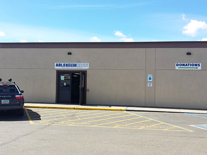 The original ABLE location may look unassuming from the outside, but like any good thrift store, it's what's inside that counts.