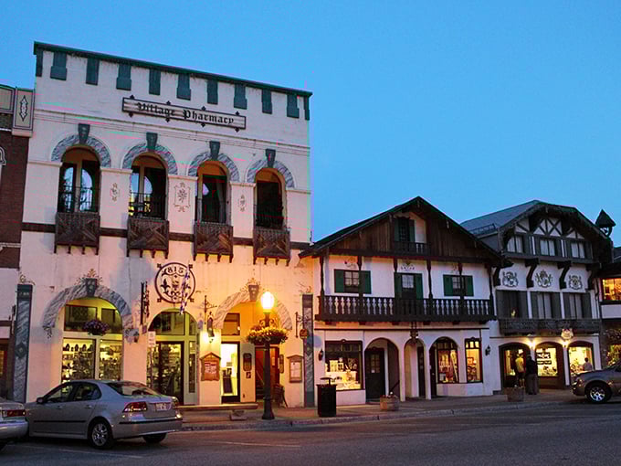 As twilight descends, Leavenworth's storefronts glow with invitation&mdash;like a European village that somehow got lost in Washington and decided to stay.