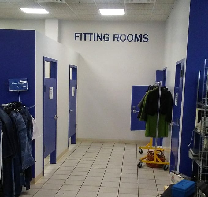 The fitting room corridor&mdash;where hopeful shoppers discover if that designer blazer was truly destined for their closet or just a beautiful mirage.