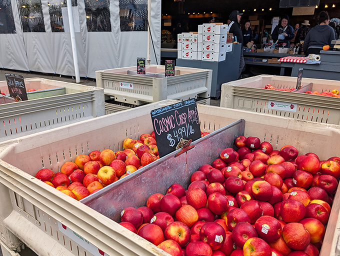 These apples didn't travel from New Zealand last week&mdash;they probably grew up with a view of the Olympics. Cosmic Crisp: Washington's answer to the question nobody asked.
