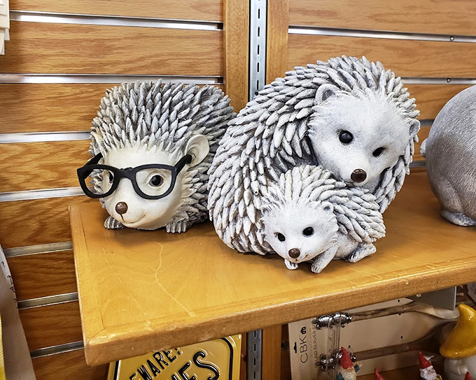 These whimsical hedgehog figurines prove that outlet shopping isn't just about clothes &ndash; it's about finding quirky treasures you never knew you needed.