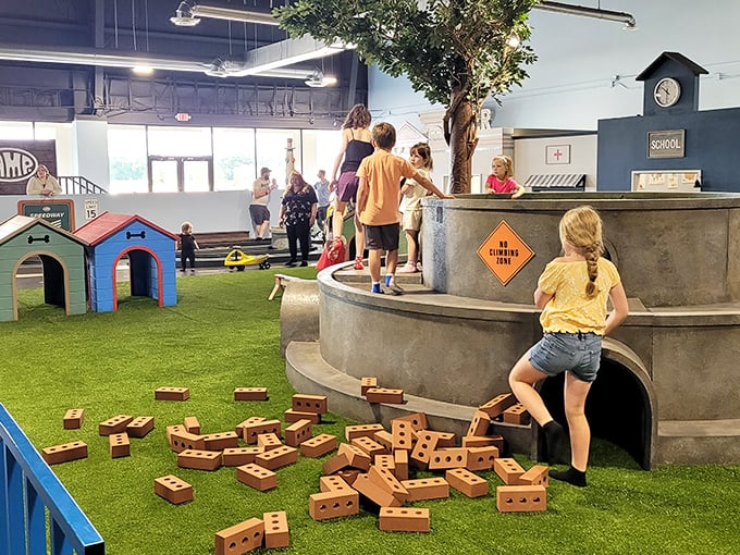 Beyond shopping, the indoor playground offers a sanctuary where kids can burn energy while parents contemplate burning credit cards.
