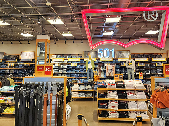 The Levi's store&mdash;where denim dreams come true and that perfect pair of jeans costs less than dinner for two.