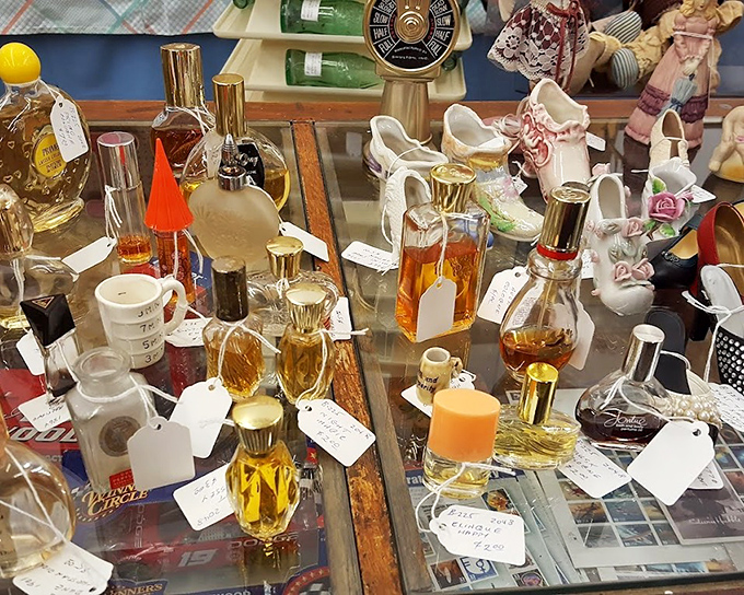 A perfume bottle collection that would make your grandmother swoon&mdash;each one a tiny work of art from decades past.