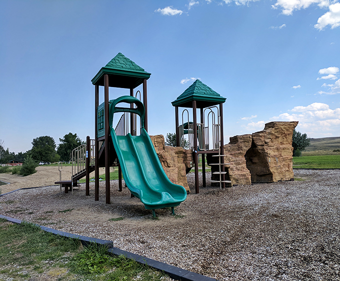 Where kids burn energy and parents get a moment's peace. This playground might not have Wi-Fi, but the connection to fun is stronger.