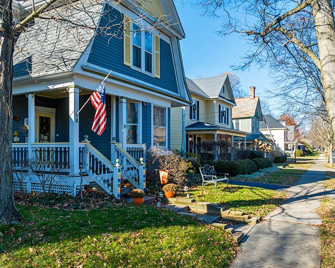 These aren't just houses &ndash; they're architectural love letters, each porch telling its own century-old story.