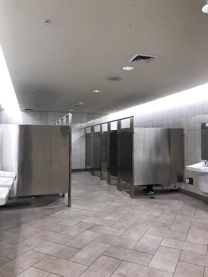 Even the facilities sparkle – because shopping marathons require pit stops as nice as the stores.