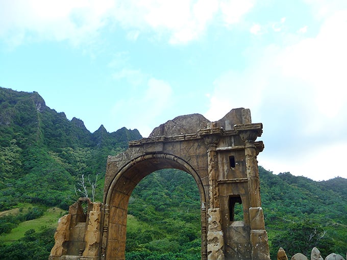 Movie magic meets Hawaiian wilderness at this crumbling arch. Like something from an adventure film, except the treasure is the view itself.