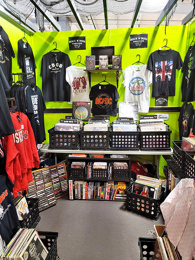 Rock band tees and vintage threads &ndash; because your concert memories deserve a second encore.