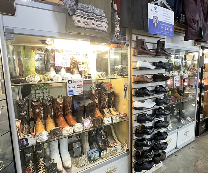 Not just footwear, but personality on display! These boots weren't made just for walking&mdash;they're conversation starters waiting to happen.