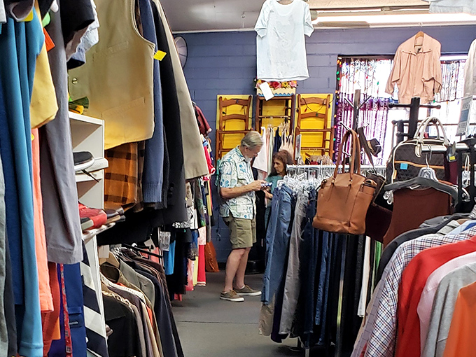The thrill of the hunt captured in real time&mdash;shoppers navigating the narrow aisles like archaeologists on the verge of discovery.