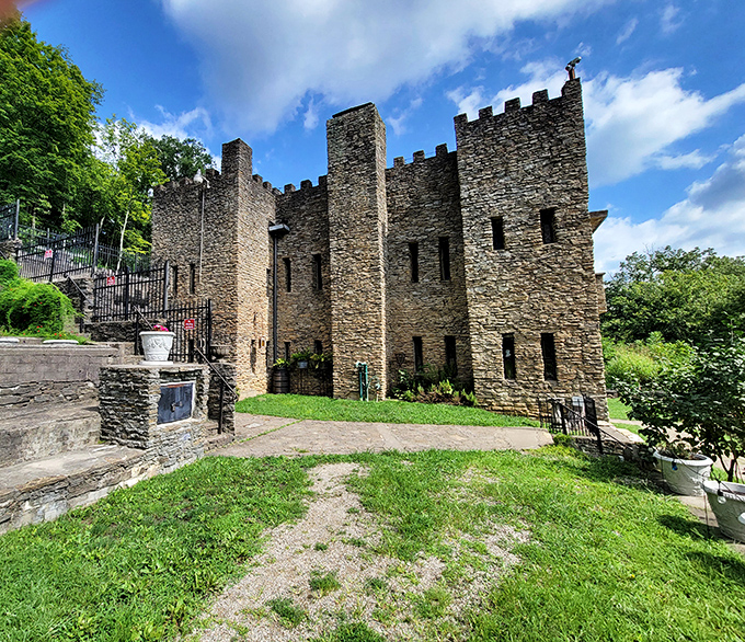 From this angle, you'd swear you were in the European countryside, not a short drive from Cincinnati's skyline.
