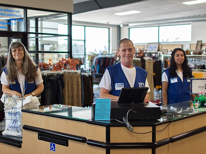 The friendly faces behind the bargains, turning yesterday's donations into tomorrow's discoveries with a smile and Wyoming warmth.