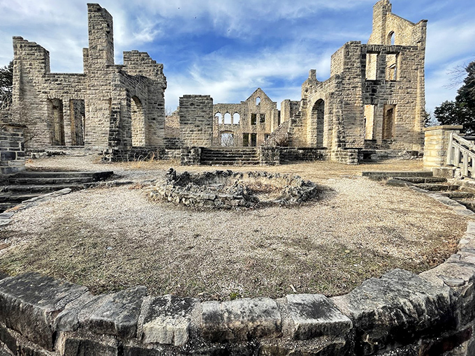 The ultimate fixer-upper with excellent bones. What remains tells a story of Gilded Age ambition meeting Midwestern determination.