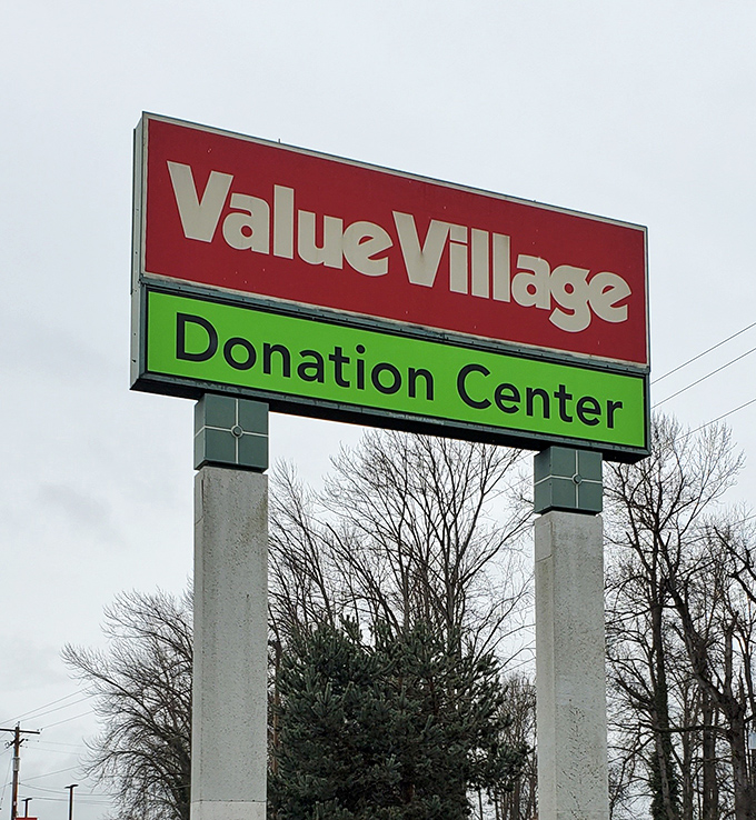 The donation center&mdash;where yesterday's impulse purchases begin their journey to becoming tomorrow's vintage treasures. The circle of retail life continues.