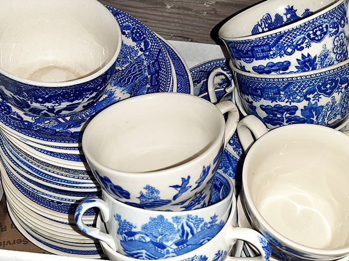 Blue Willow china&mdash;where every teacup tells a story of imaginary journeys to places we've never been but somehow remember.