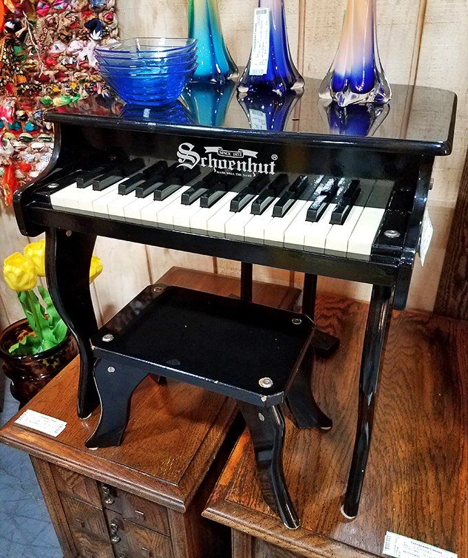 The Schoenhut toy piano proves that some childhood dreams never lose their charm, even when they're decades older than you.