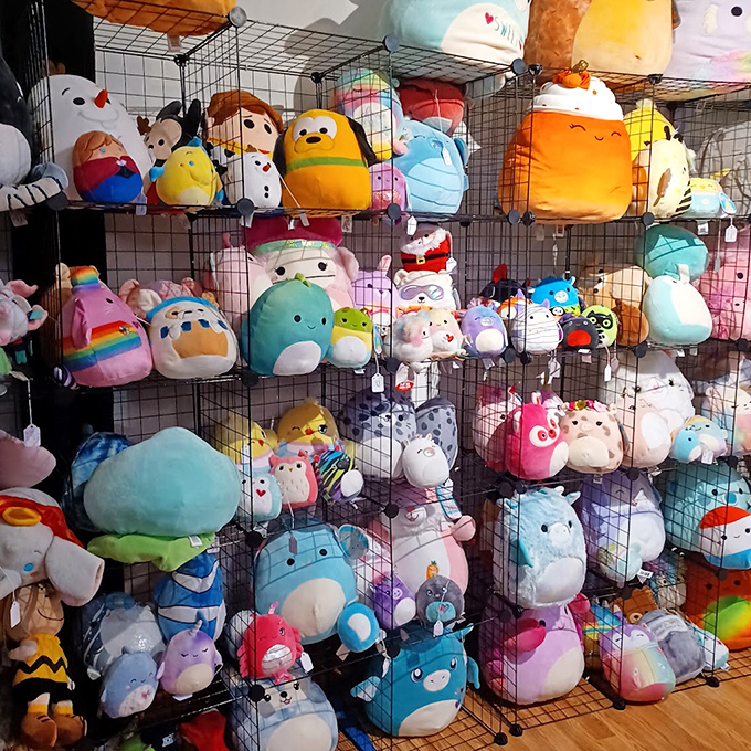 Plush paradise! These aren't just stuffed animals&mdash;they're an army of cuddly companions waiting to be adopted into their forever homes.