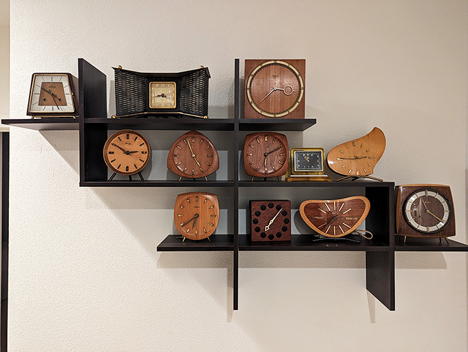 Time literally stands still in the vintage clock section, where mid-century timepieces wait patiently to become the conversation piece in someone's carefully curated living room.