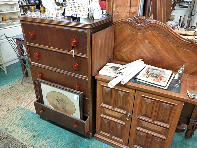 Furniture with stories to tell! This isn't IKEA-assembly history&mdash;it's real craftsmanship that's survived decades of family dinners and holiday gatherings.