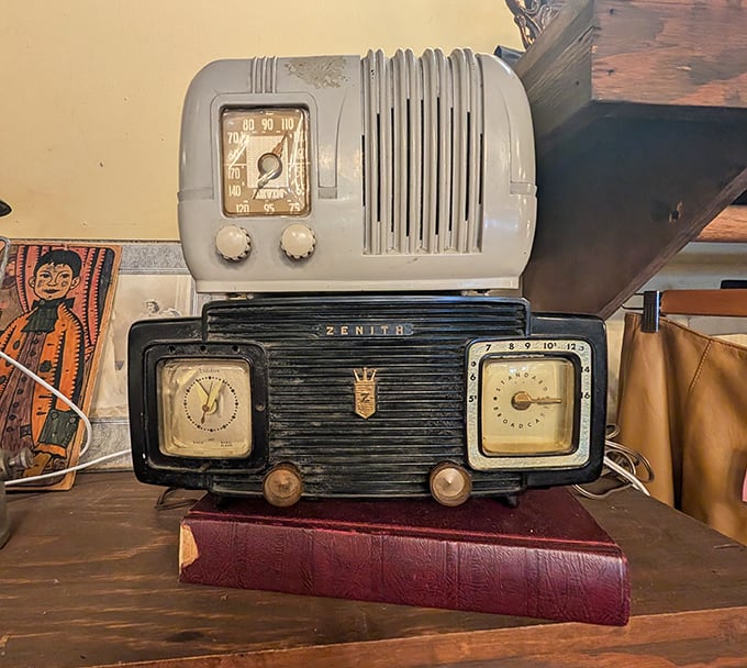 Before Spotify, these beautiful dinosaurs brought music into homes. That Zenith radio has probably announced more world events than most history books cover.