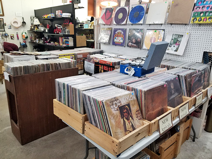 Vinyl heaven for music lovers. These wooden crates hold the soundtrack to countless lives&mdash;each album cover a portal to another era.