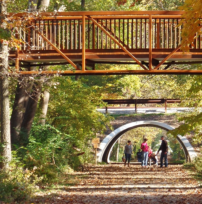 Families creating memories beneath architectural wonders&mdash;proof that the best adventures don't require passports or security lines.